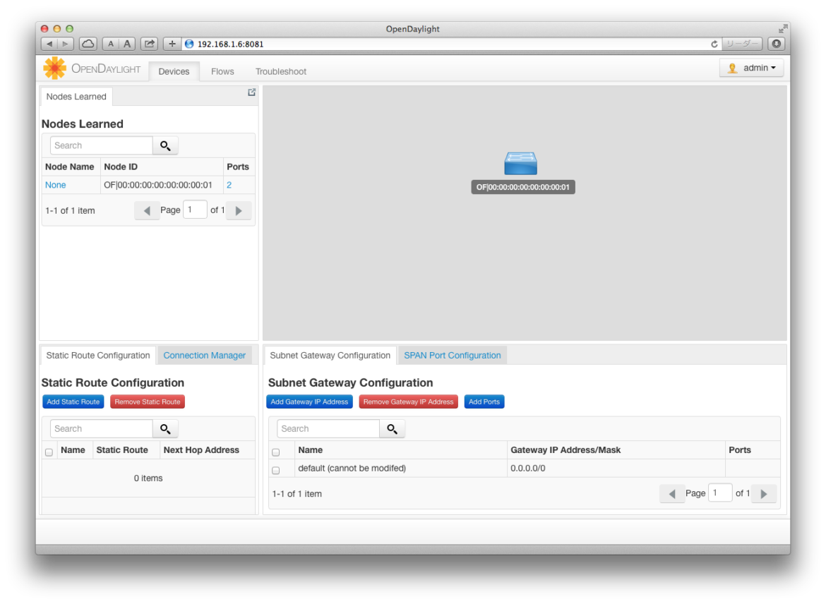 OpenDaylight上にControllerアプリを作成し、Mininetのスイッチを制御する - OPEN TONE Labs