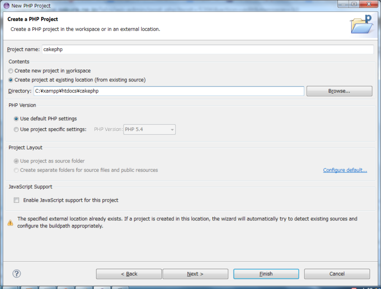 PHPでデバッグ実行(XAMPP + CakePHP + Eclipse + Chrome) - OPEN TONE Labs
